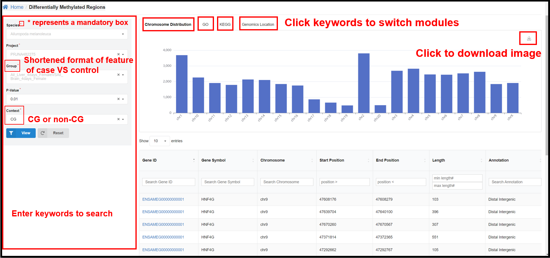 Documentation - MethBank - MethBank
